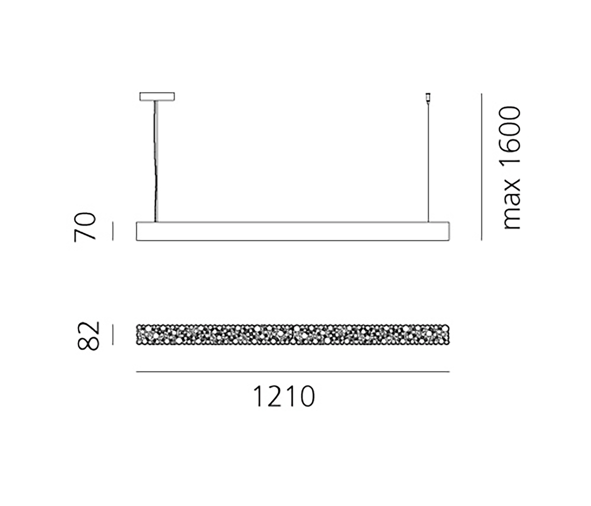 Artemide Calipso Linear Pendelleuchte LED | modernes Design